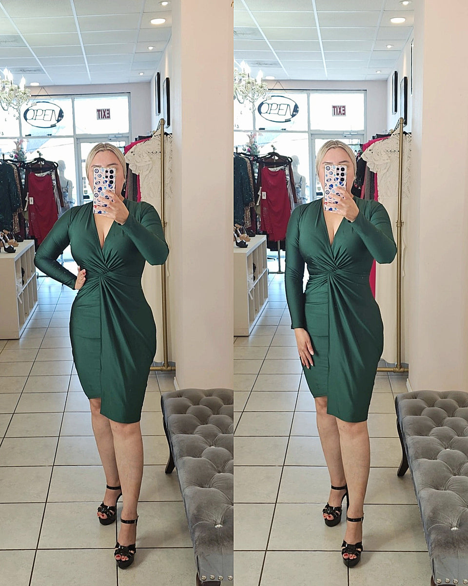 Violeta Dress Green – THE JUVE BOUTIQUE
